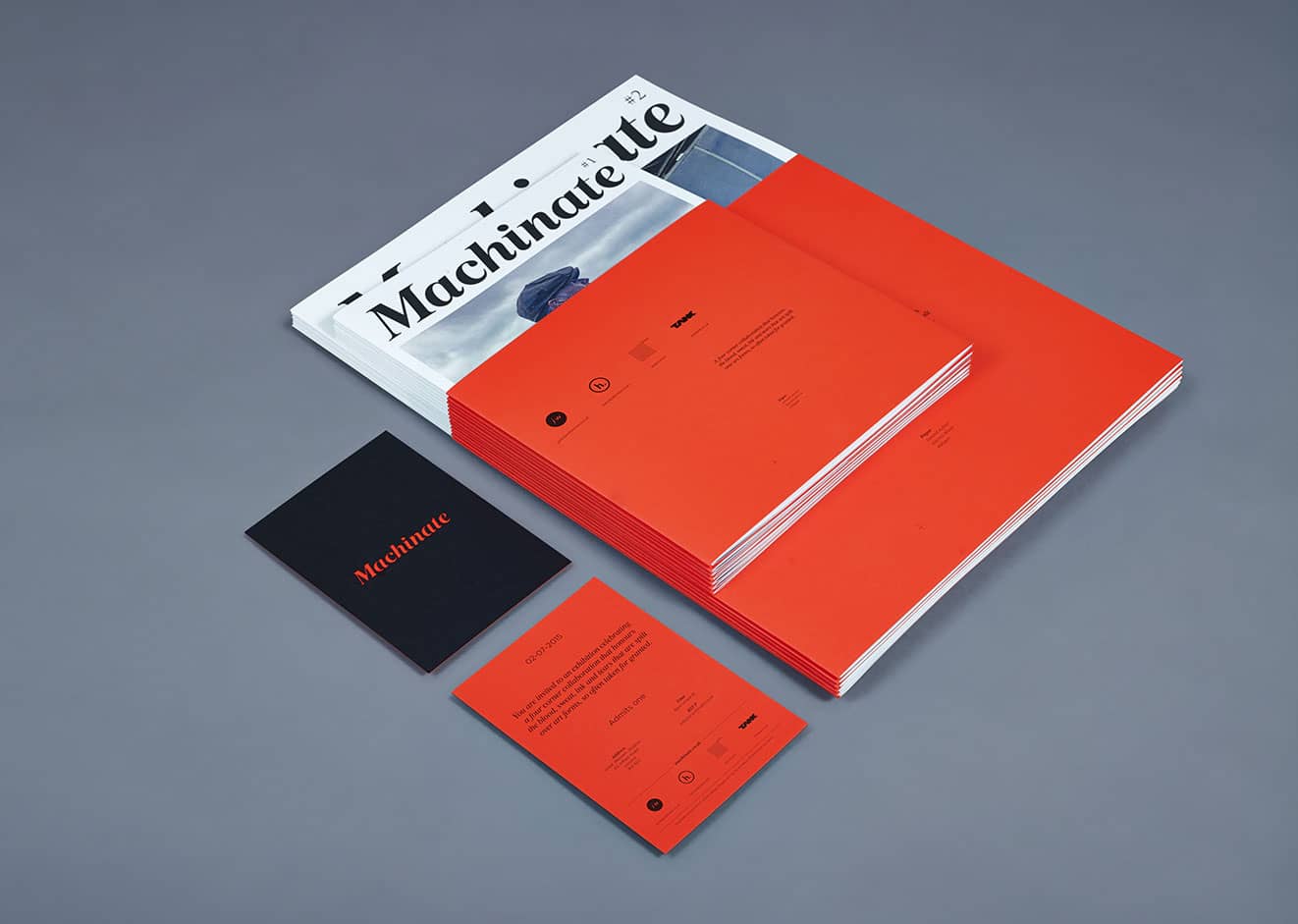 Machinate Photographic Look Book Design | Hatched London