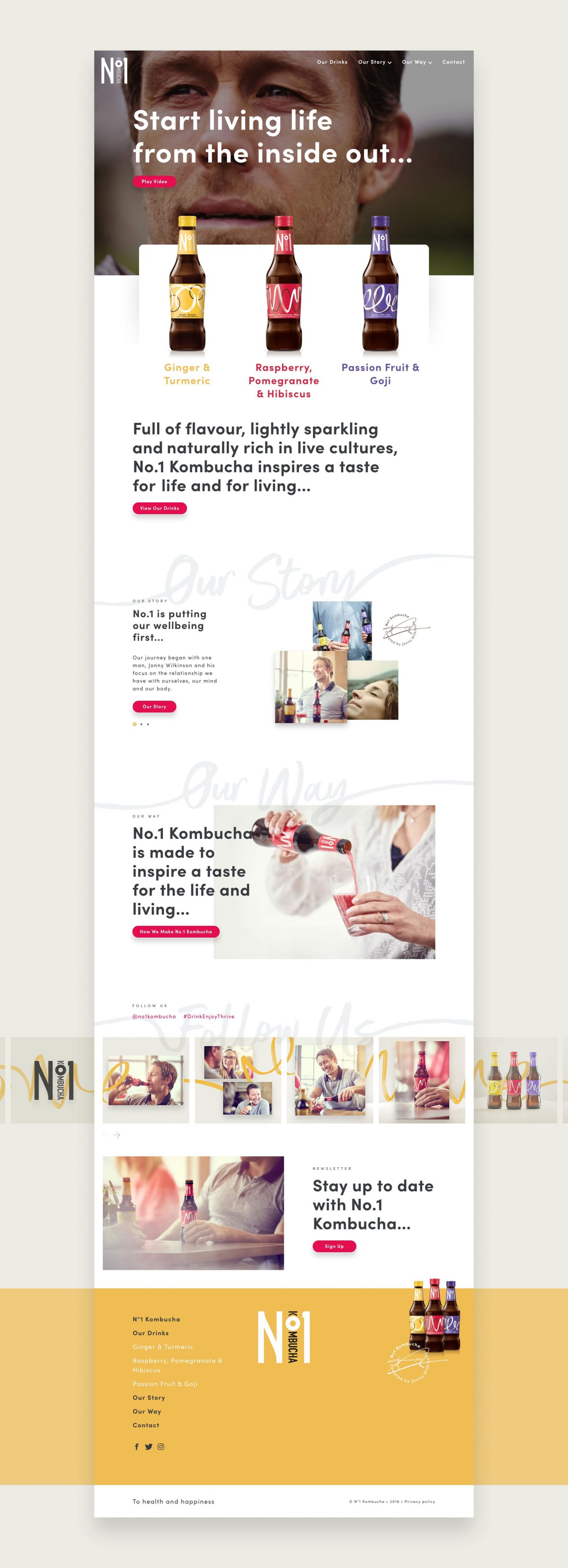 No.1 Living Website UX Design & Development | Hatched London