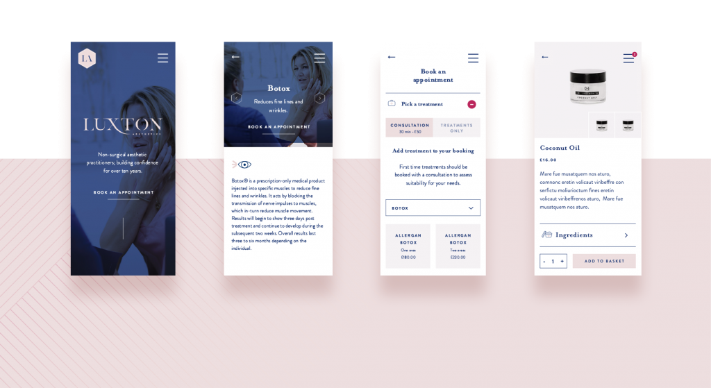 Luxton Aesthetics Rebrand | Hatched London