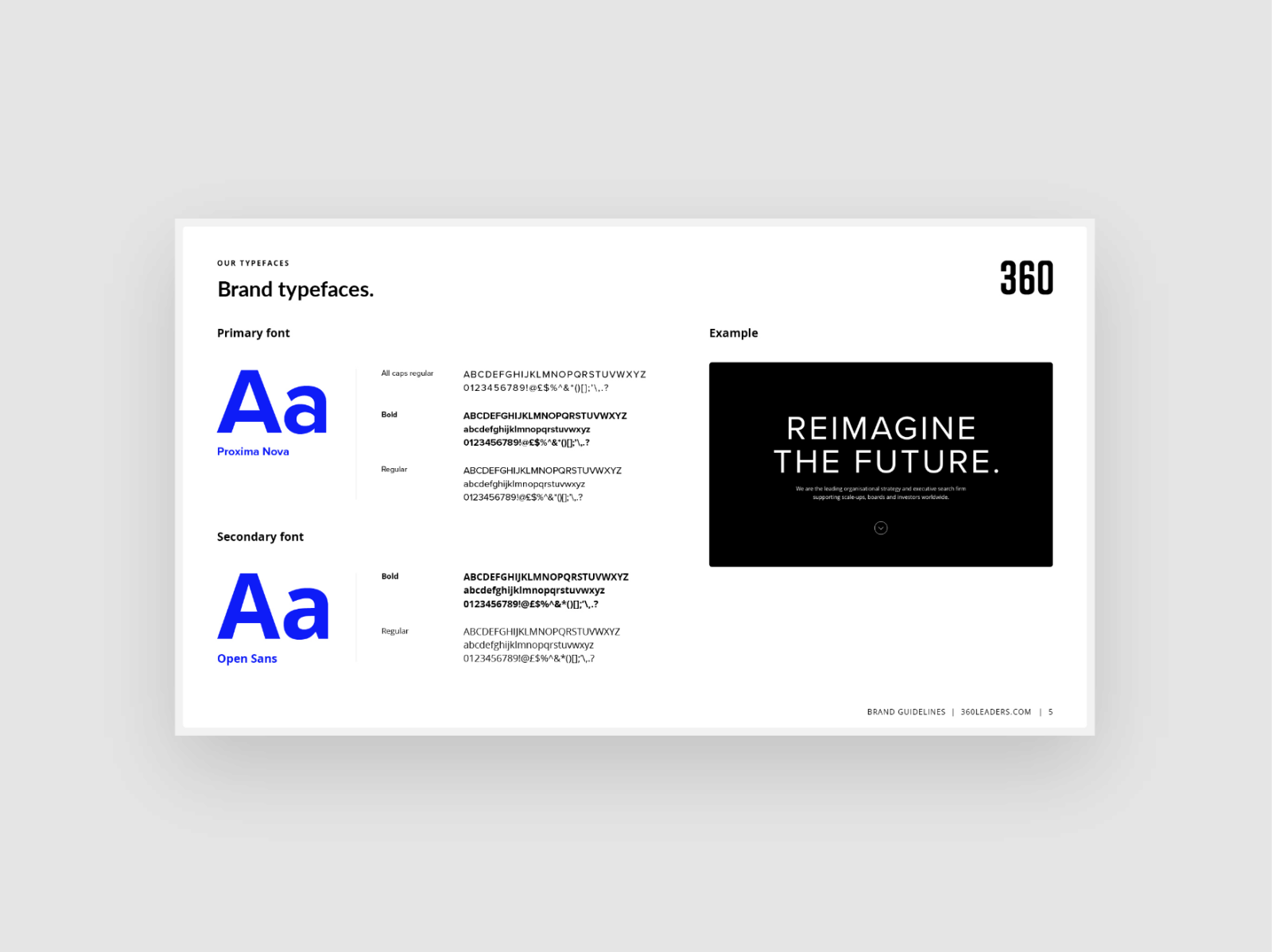 Rebranding & Website Design for 360Leaders | Hatched London