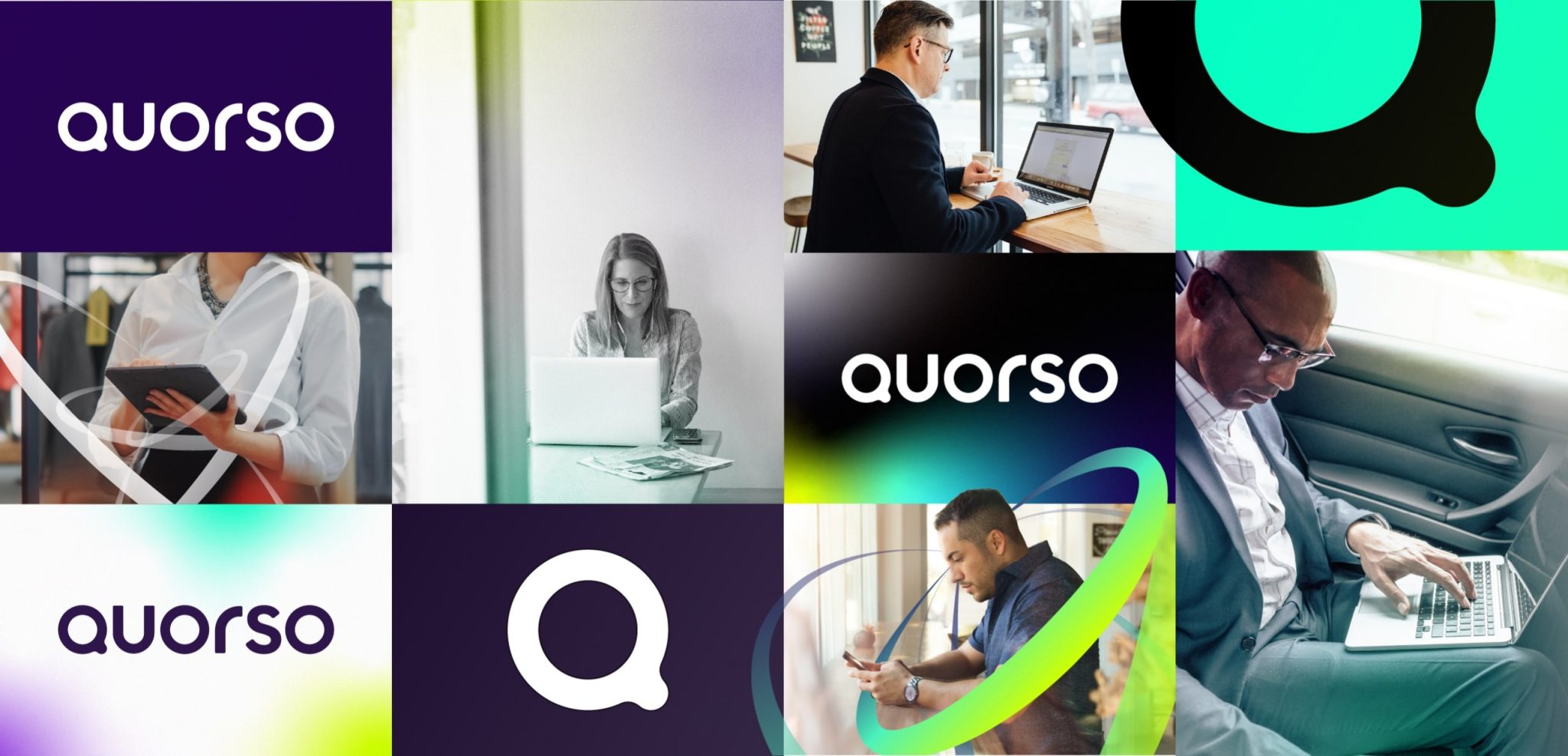 Quorso rebrand - Evolving around you | Hatched London
