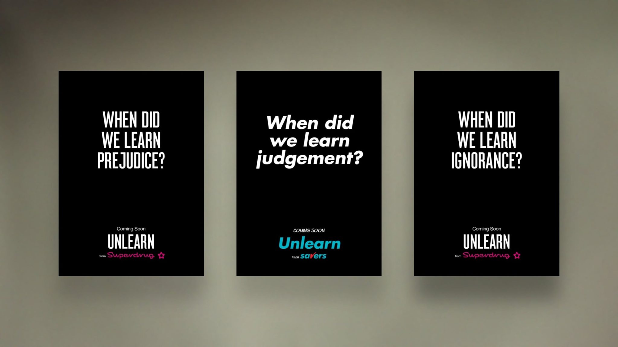 Superdrug & Savers Unlearn campaign | Hatched London